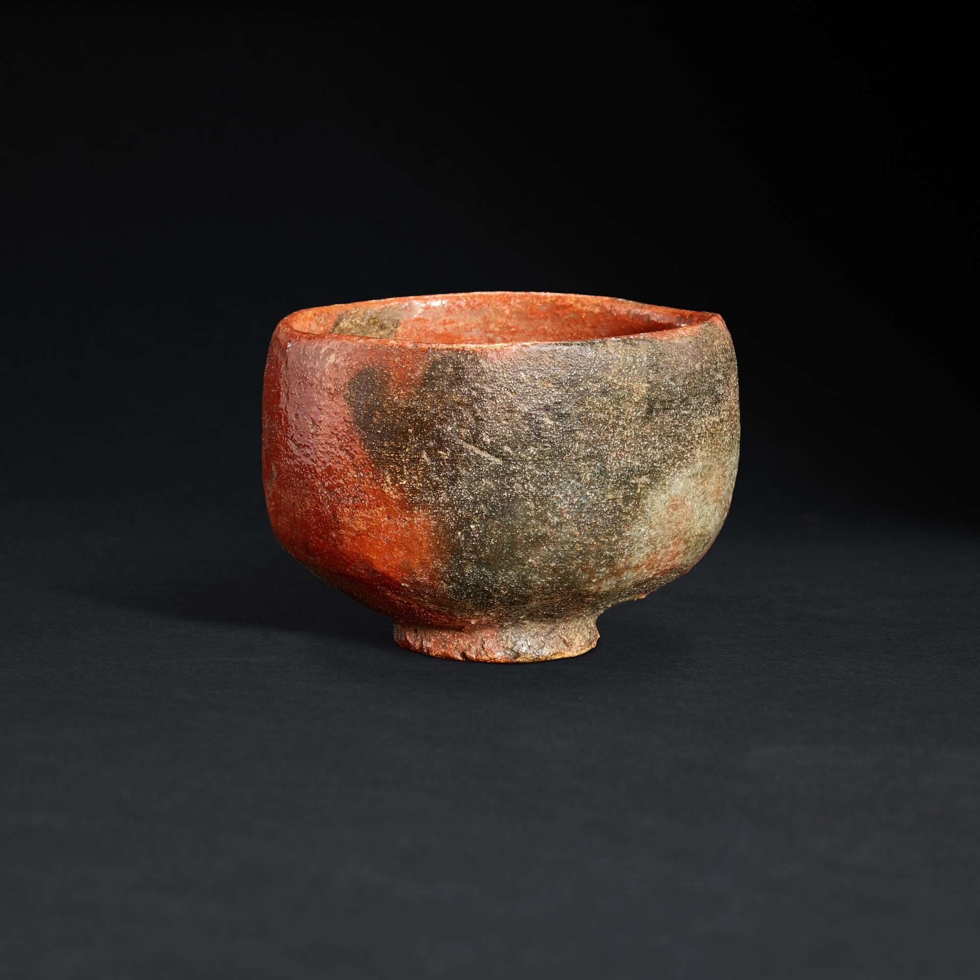 Chonyu Raku VII | A Raku red stoneware teabowl, | MutualArt