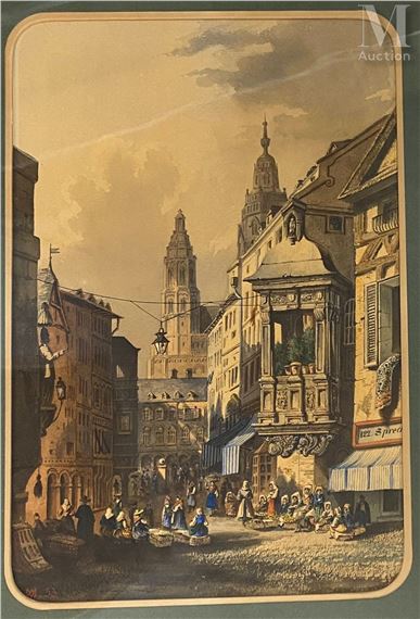 Wilhelm Alexander Meyerheim | Cathédrale de Saint Martin à Mayence ...