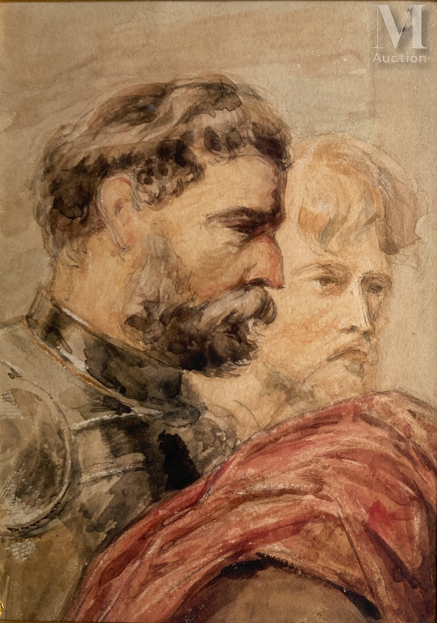 Peter Paul Rubens | Deux études de têtes | MutualArt