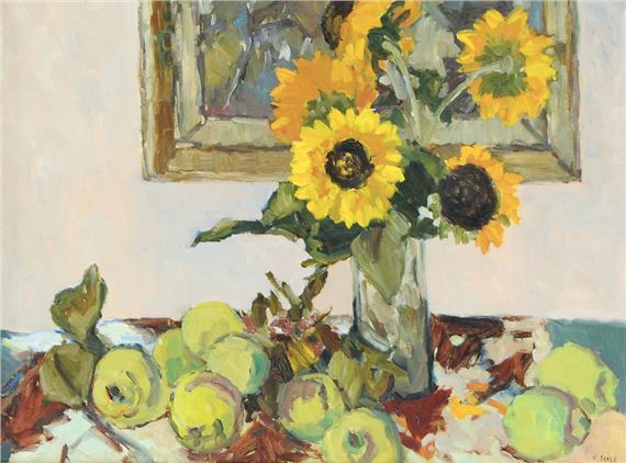 Nancy Sayer | Sunflowers | MutualArt