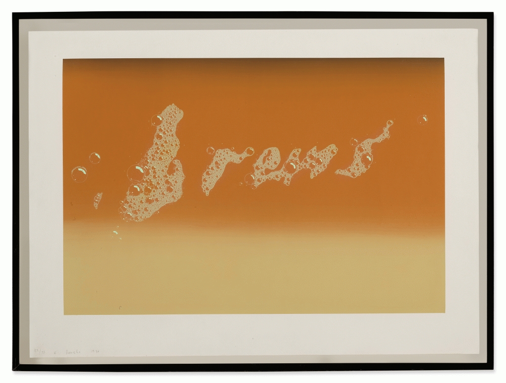 Ed Ruscha | Brews (1970) | MutualArt