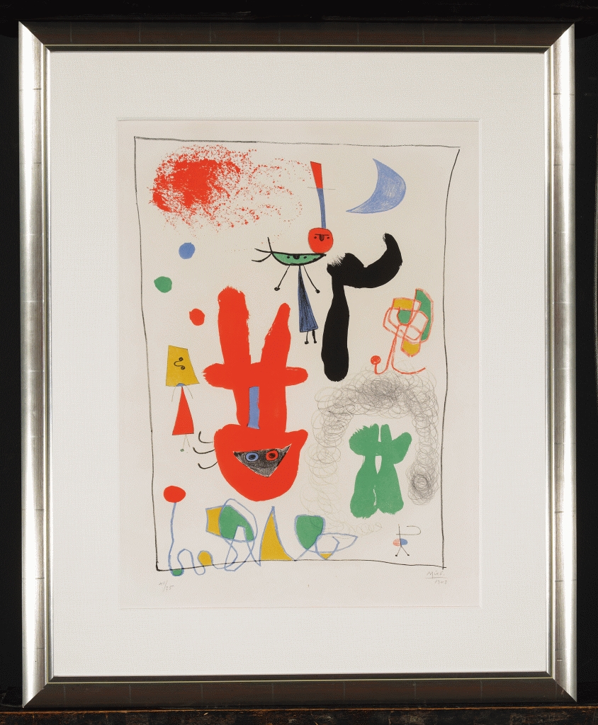 Joan Miró | Acrobats in the Night Garden (1948) | MutualArt