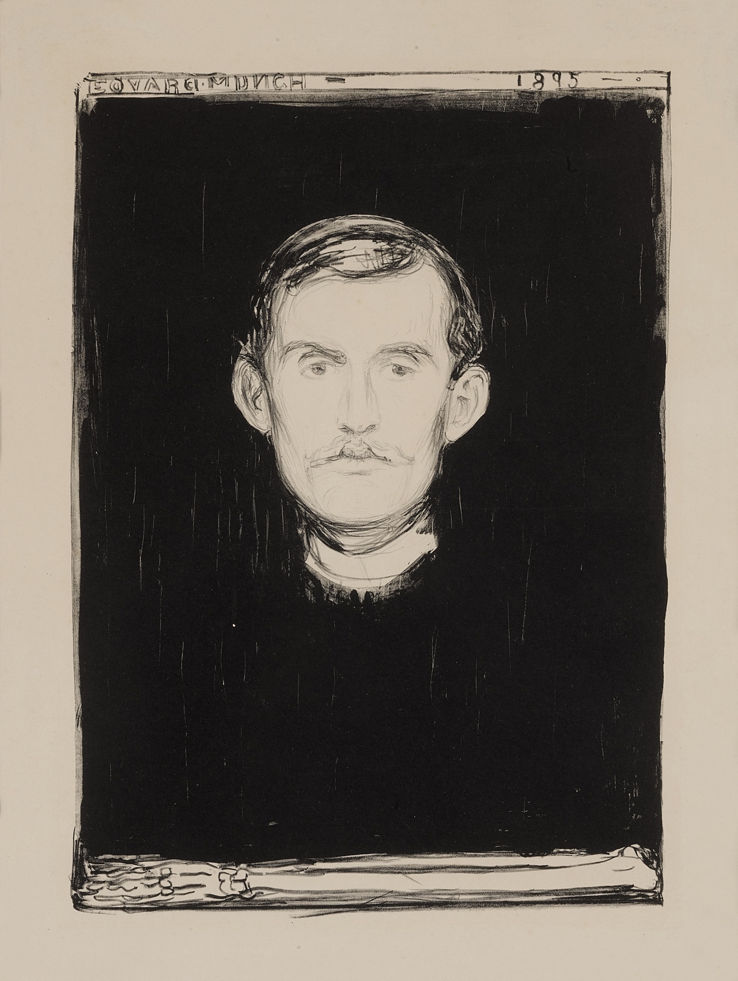 Edvard Munch | Self-Portrait (1895) | MutualArt