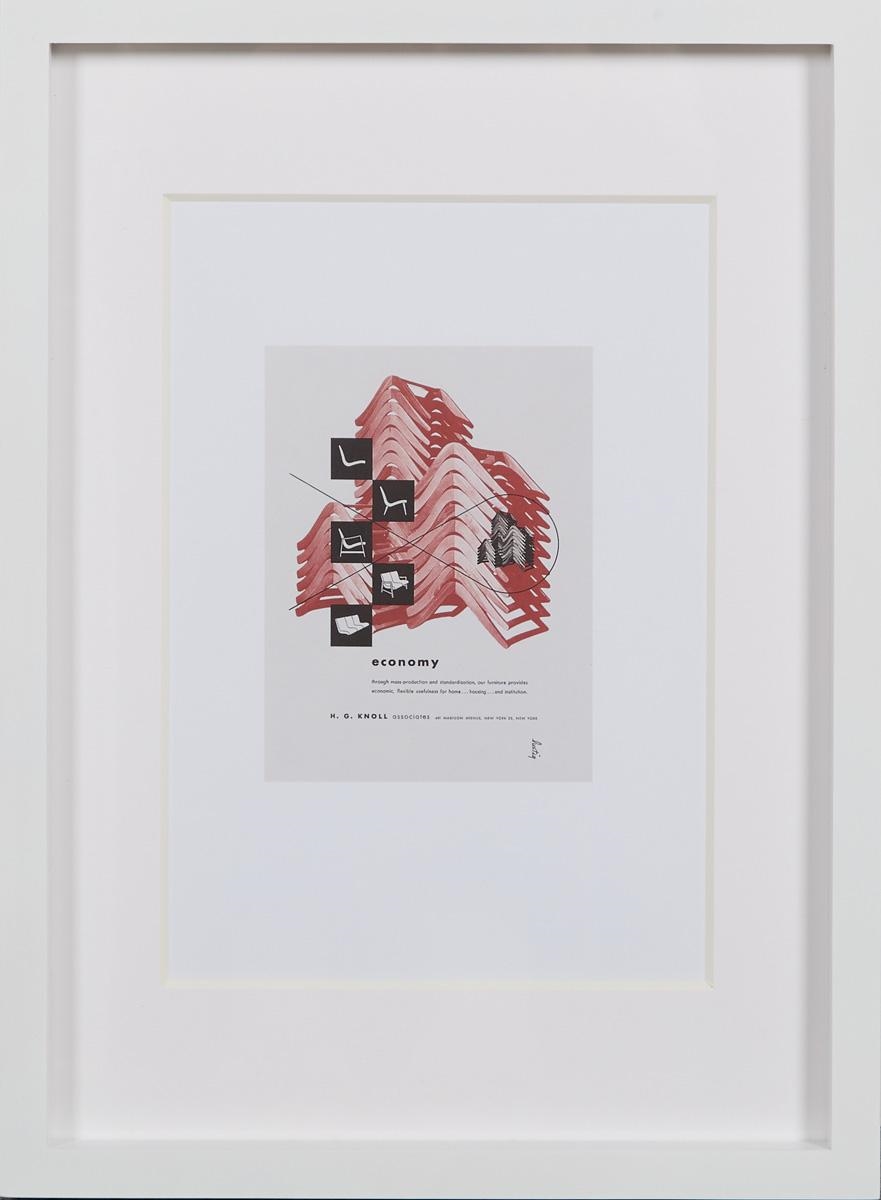 Alvin Lustig | Knoll Advert (1945) | MutualArt
