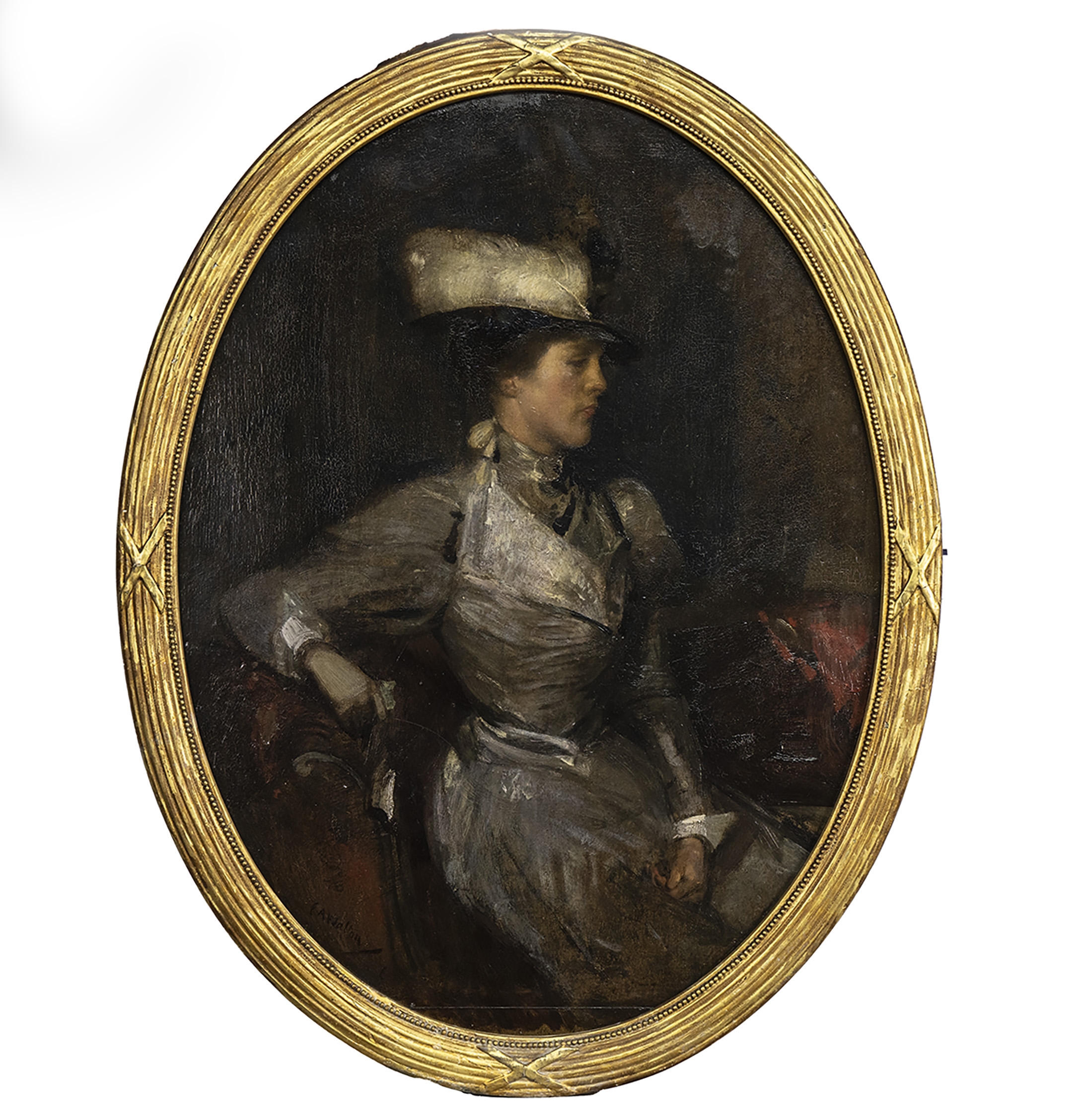 Edward Arthur Walton | EDWARDIAN LADY, AN OIL BY EDWARD ARTHUR WALTON ...