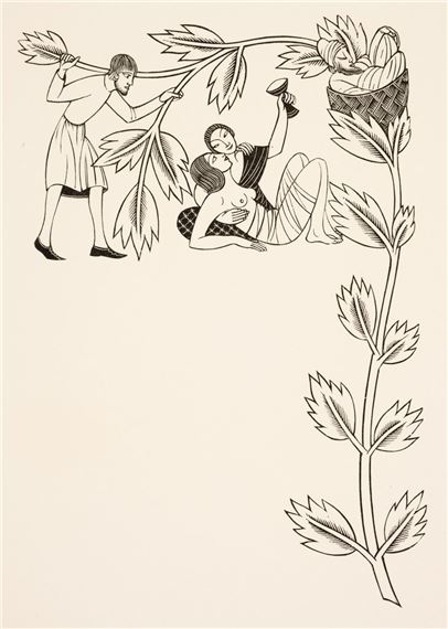 Eric Gill | The Miller's Tale | MutualArt