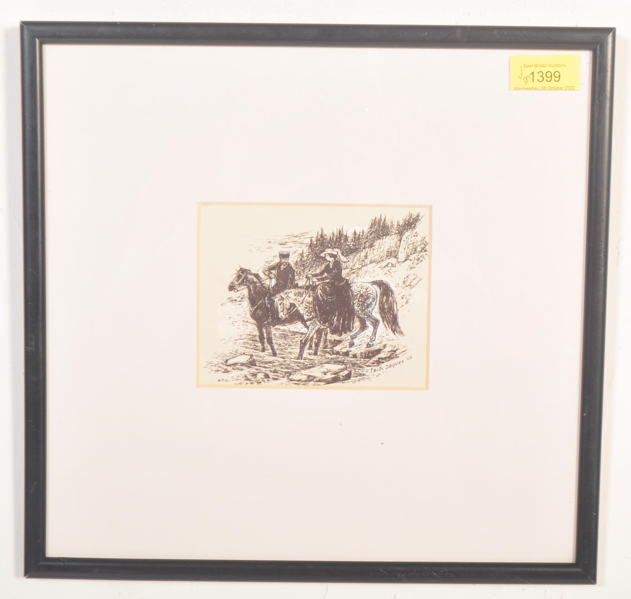 Faith Jaques | Faith Jaques - An original pen and ink sketch by Faith ...