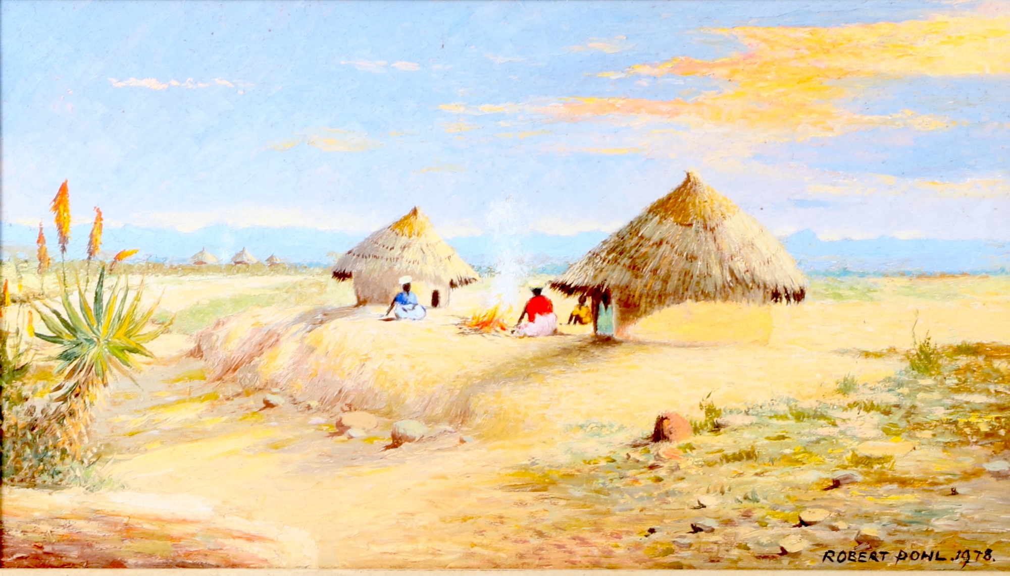 Robert Pohl | AFRICAN HUTS (1978) | MutualArt