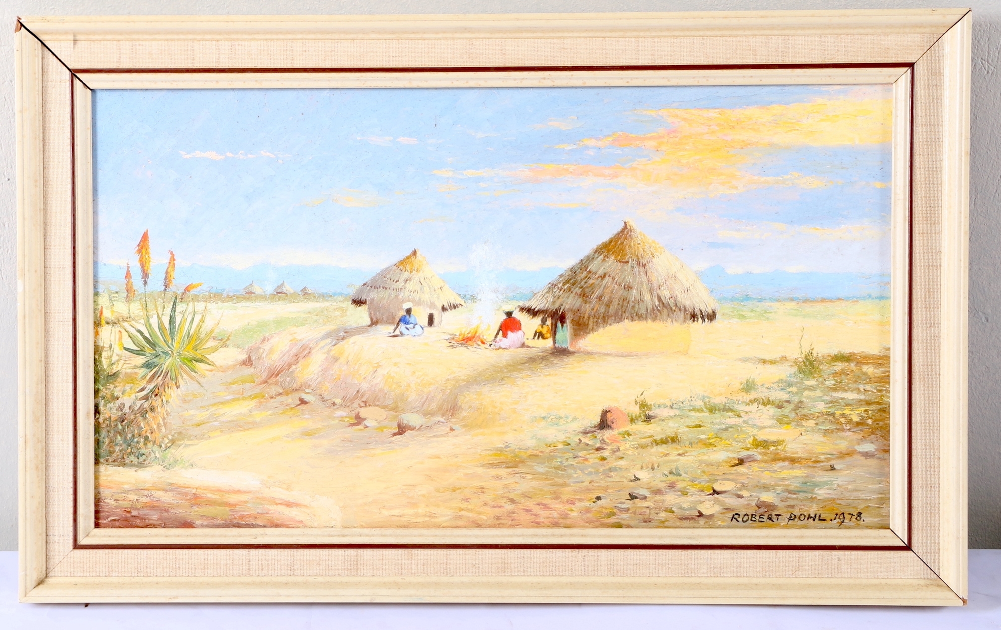 Robert Pohl | AFRICAN HUTS (1978) | MutualArt