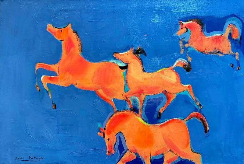 David Pataraia | Horses (2022) | MutualArt