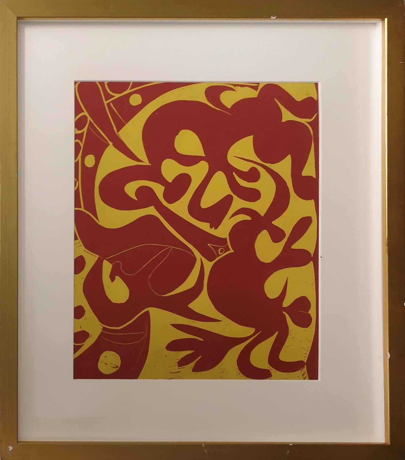 Pablo Picasso | 'Pique en Rouge et Jaune' | MutualArt