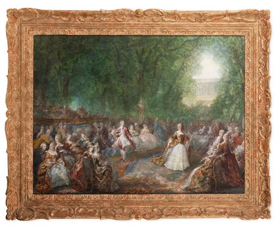 Joseph Navlet | Representation in the park of Versailles in front of ...