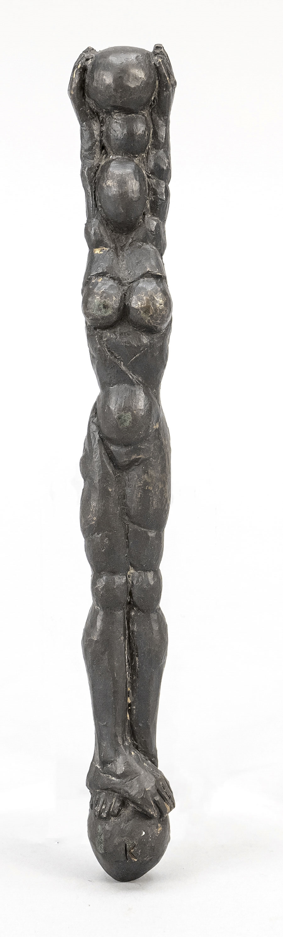 Rolf Kuhrt | Daphne, elongated figure of a woman's body made of rounded ...