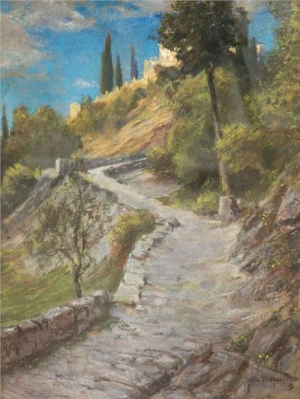 Wilhelm Feldmann | Bergstraße am Gardasee | MutualArt