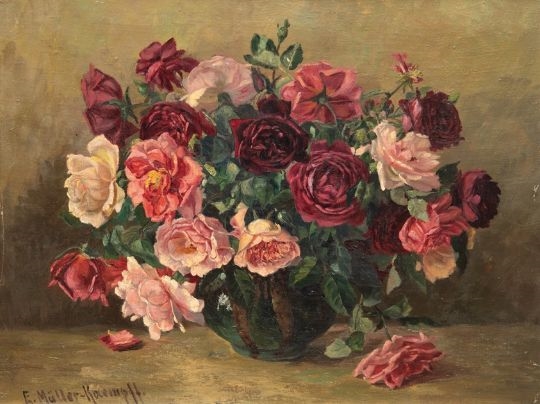 Else Müller-Kaempff | Rosenstilleben | MutualArt