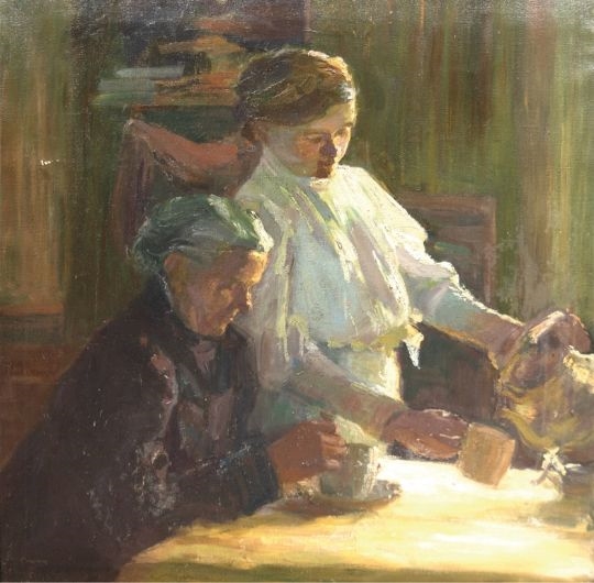 Ferdinand Dorsch | Beim Teenachmittag | MutualArt