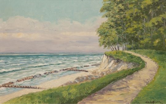 Wilhelm Hoffmann | Ostseeküste mit Steilufer | MutualArt