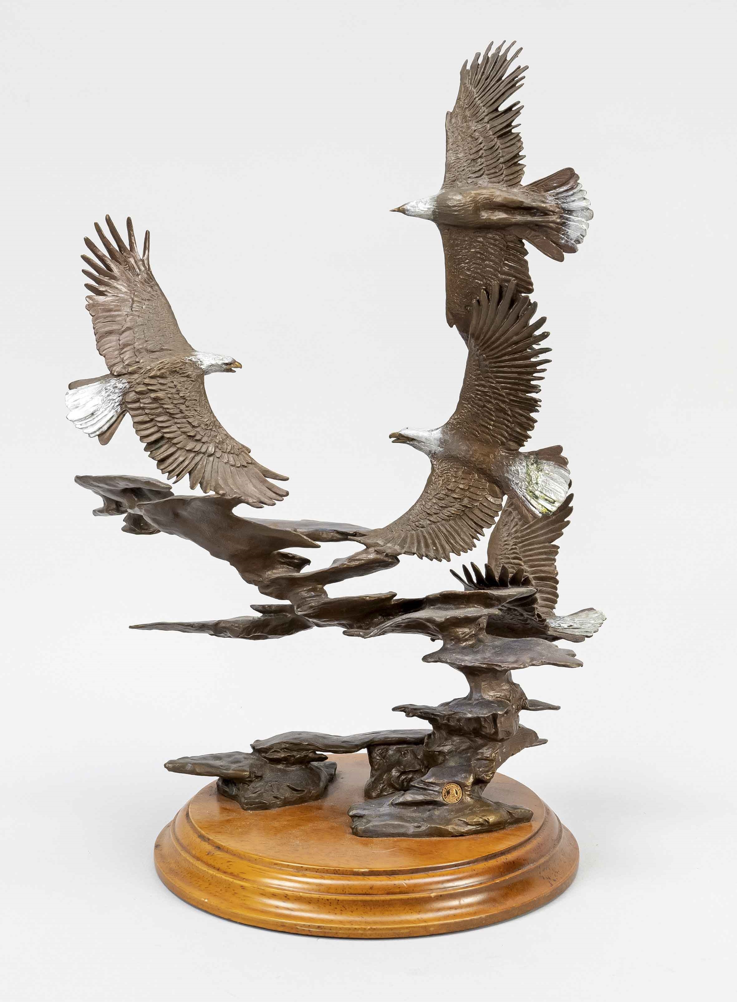 Ronald Van Ruyckevelt | Dawn of the Millenium, four flying eagles with ...