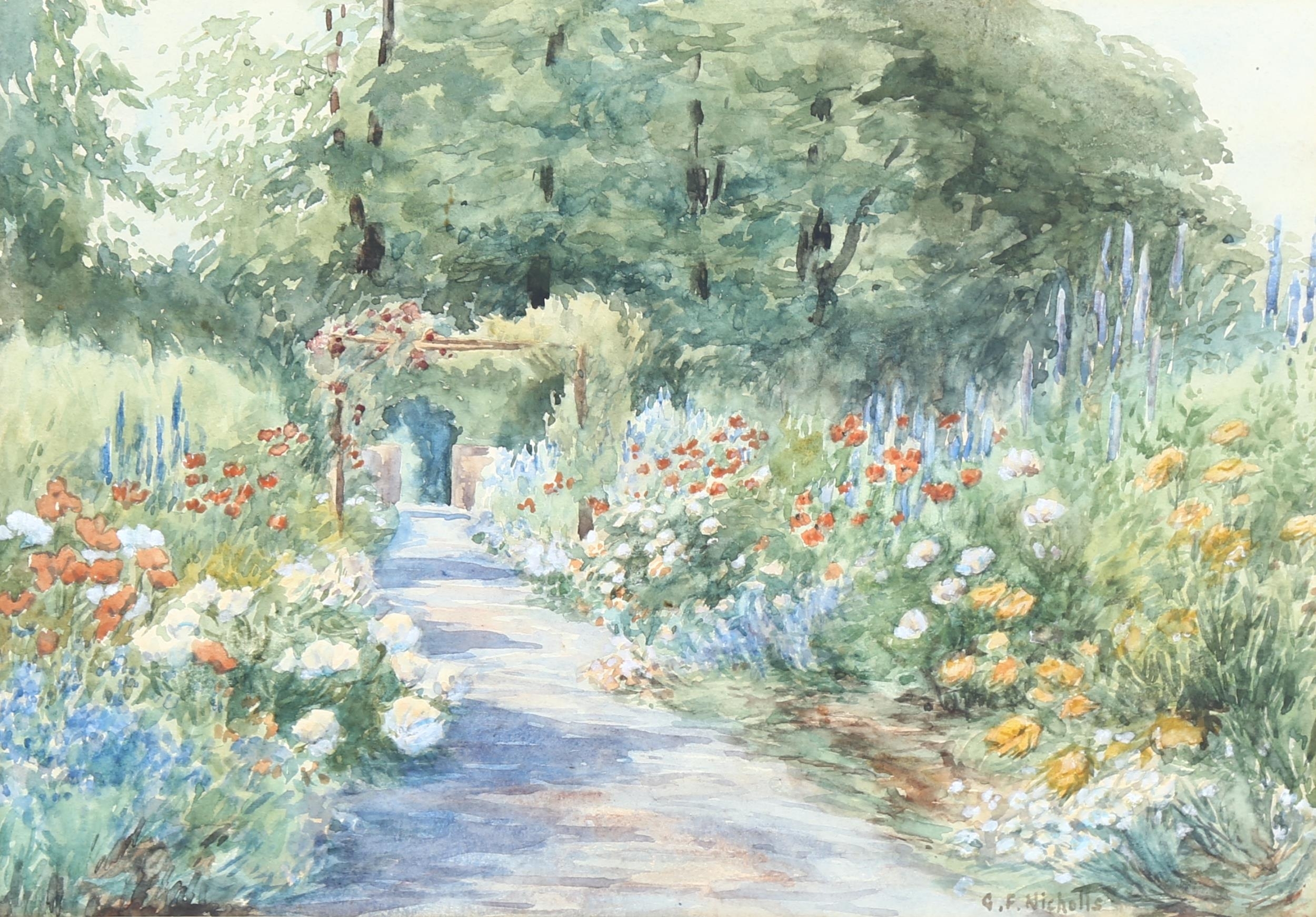 George Frederick | flower gardens | MutualArt