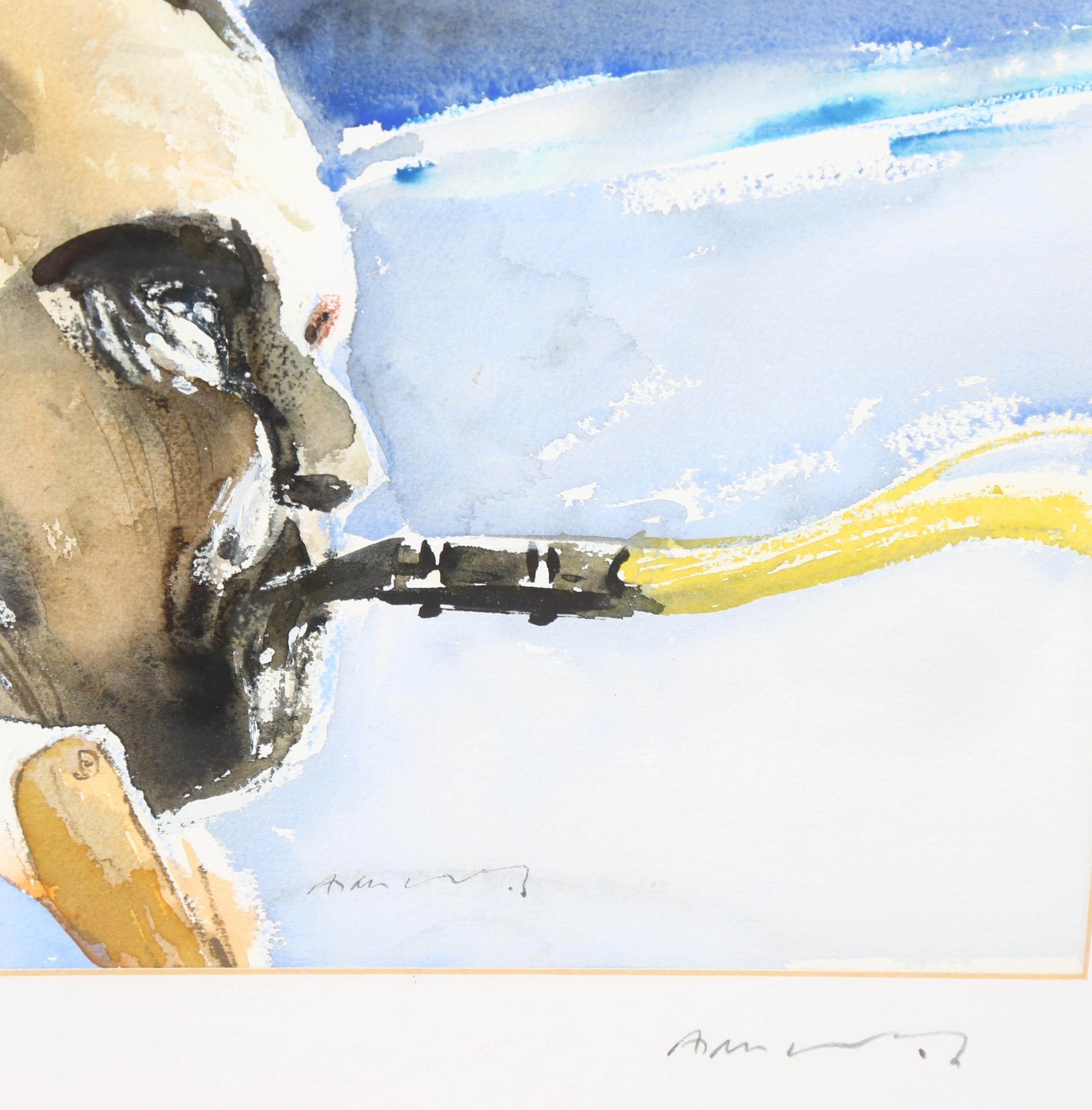 Alan Luff | portrait of saxophone player | MutualArt