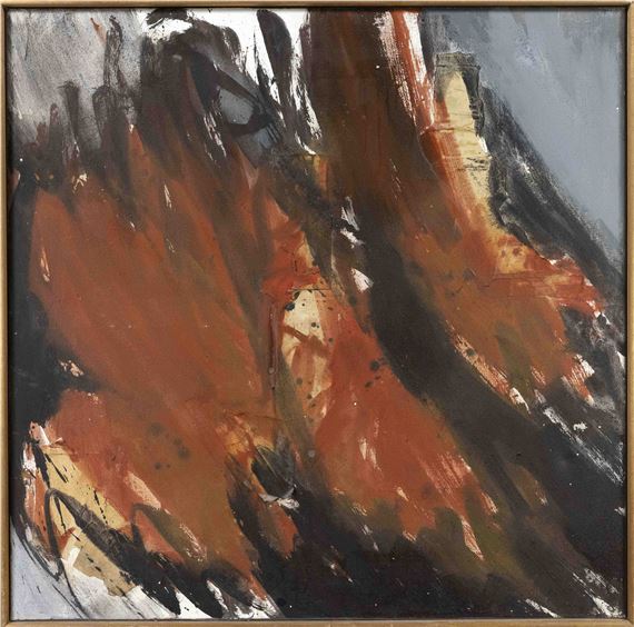 Dagmar Diekmann | Two large informal compositions | MutualArt