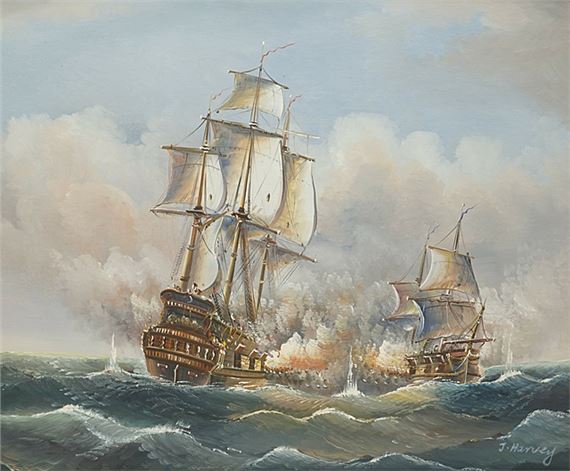 J. Harvey | Seeschlacht | MutualArt