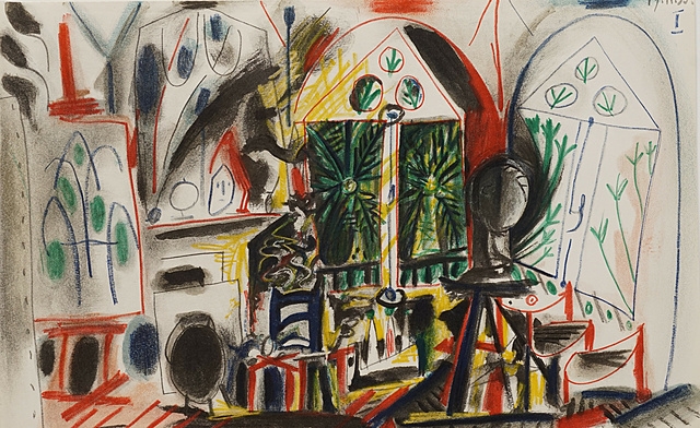 Pablo Picasso | Femme accroupie (1955) | MutualArt