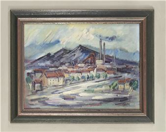 Heinz Maria Lauer | Impressionistic view of a mine | MutualArt