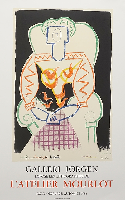 Pablo Picasso | Femme accroupie (1955) | MutualArt