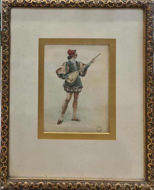 Jules-Arsène Garnier | The mandolin player | MutualArt