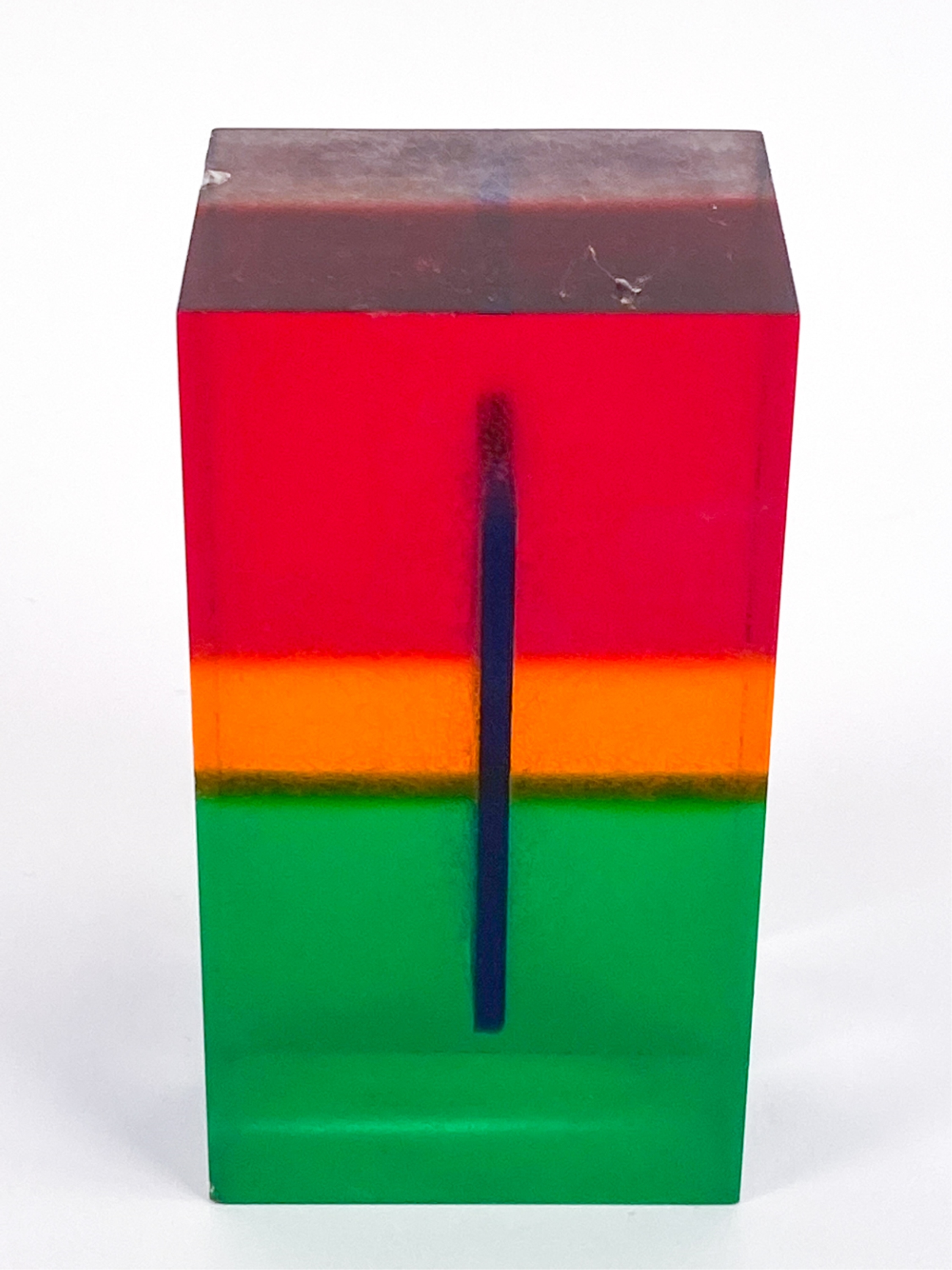 Merle Edelman | MERLE EDLEMAN ACRYLIC OP ART PAPERWEIGHT | MutualArt