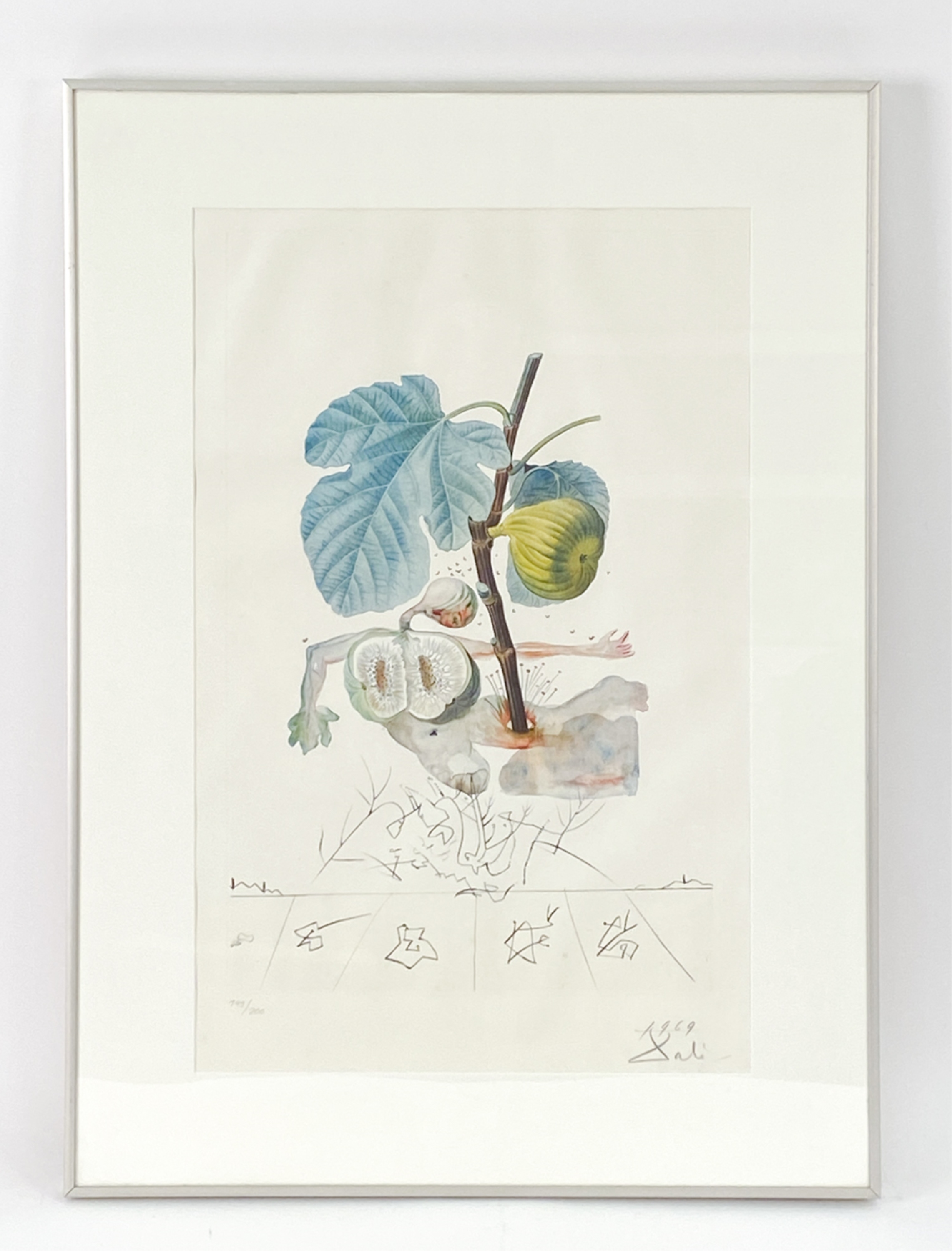 Salvador Dalí | SALVADOR DALI FIG MAN - LES FRUITS 1969 (1969) | MutualArt