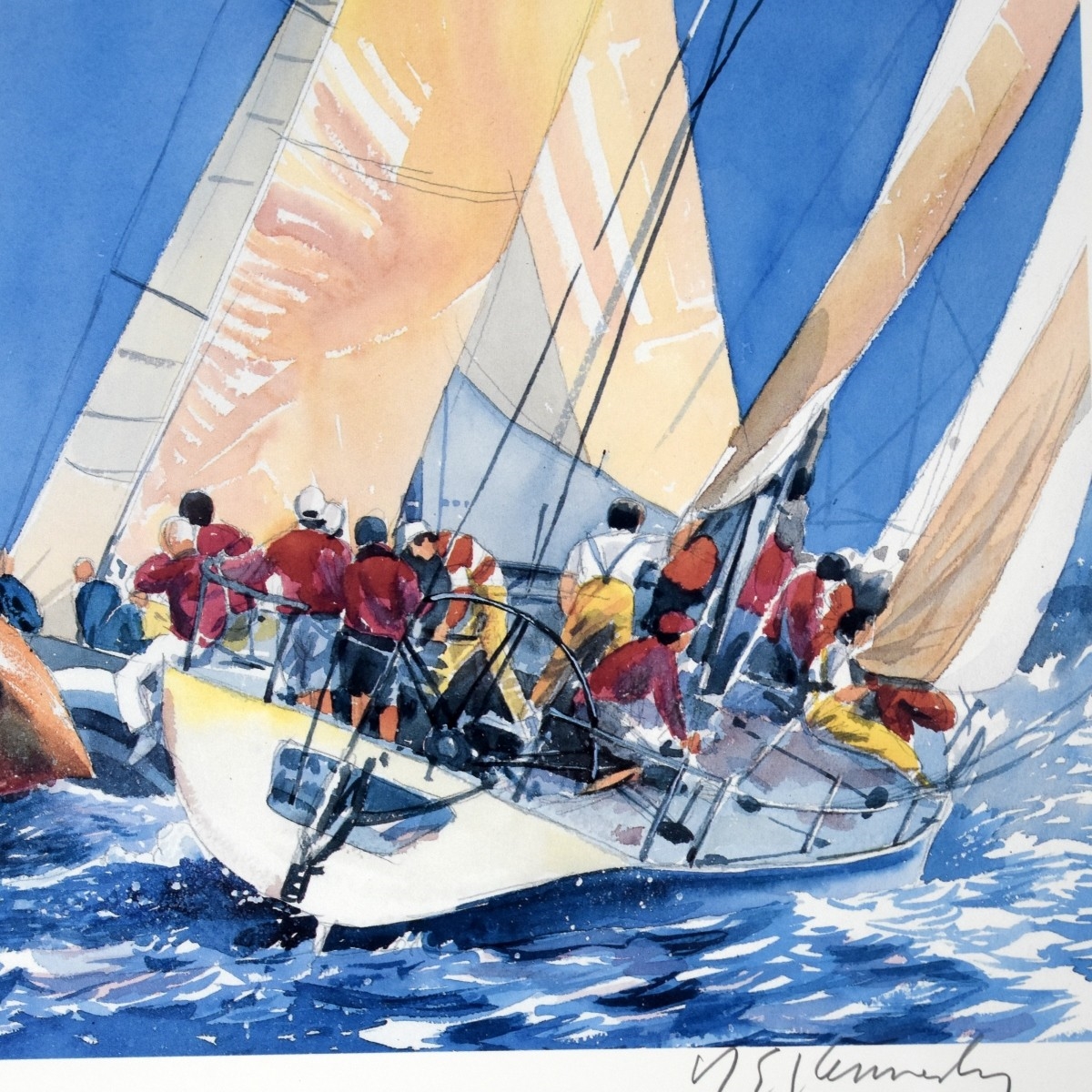 Robert E. Kennedy | Rounding the Mark | MutualArt