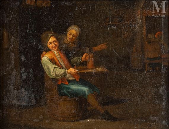 Cornelis Bega | Buveurs dans un intérieur d’auberge | MutualArt
