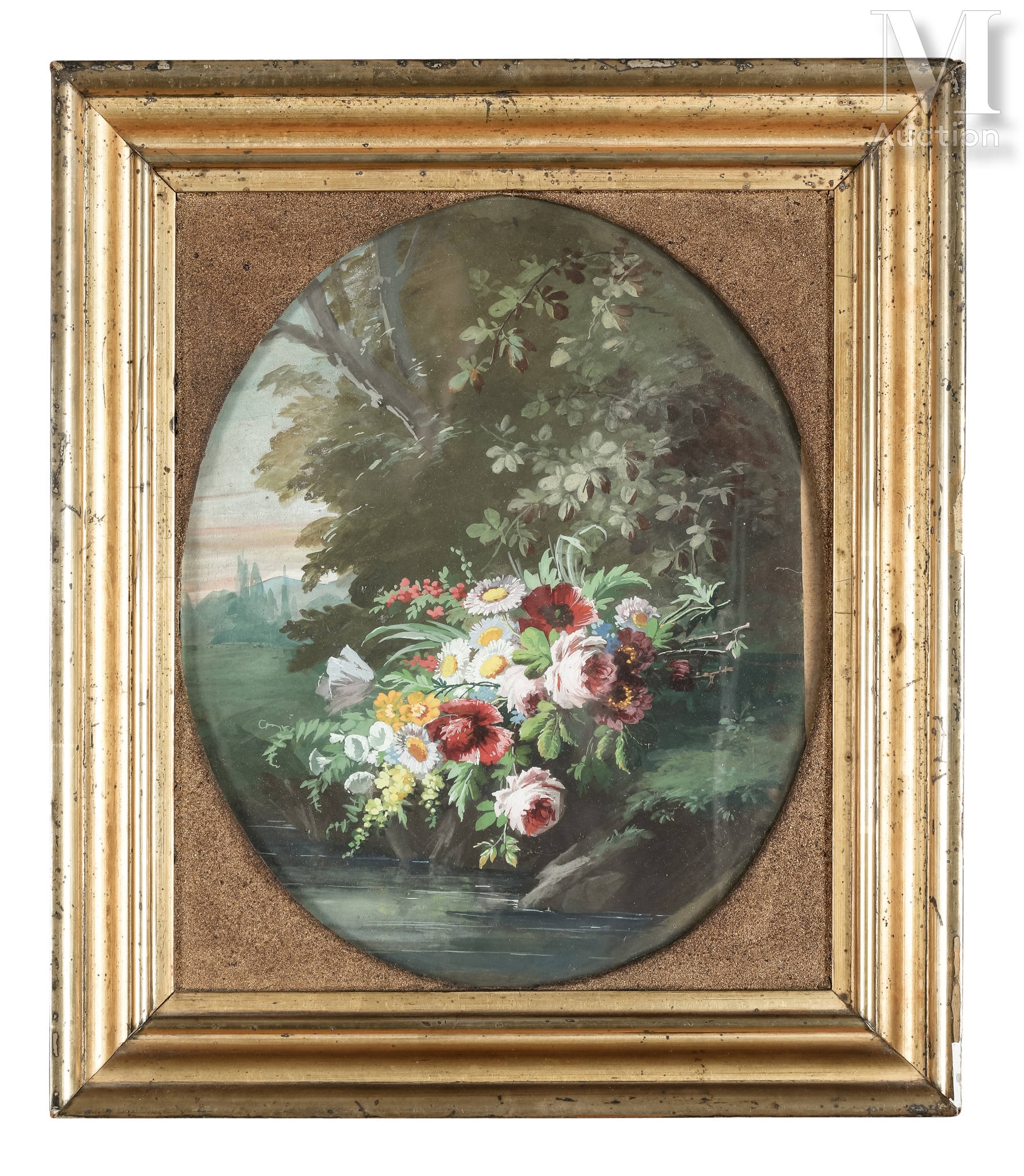 Simon Saint-Jean | Bouquet de fleurs au bord de l’eau | MutualArt