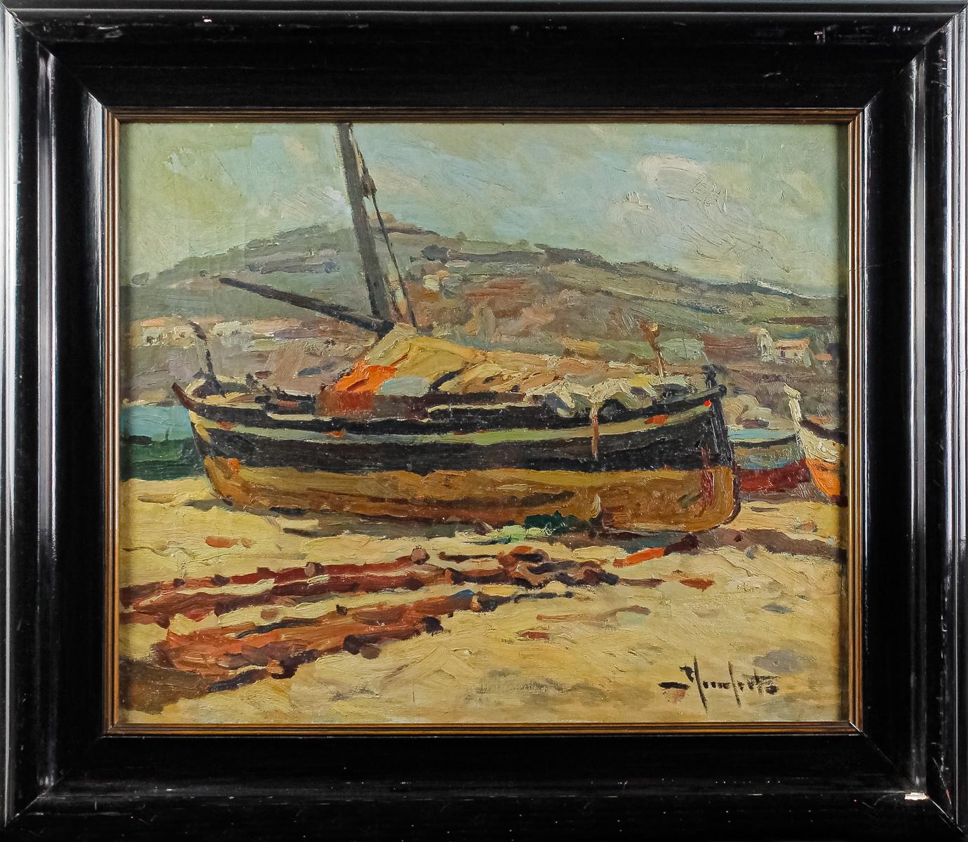 Josep Serra i Santa | Barcas de pescadores | MutualArt