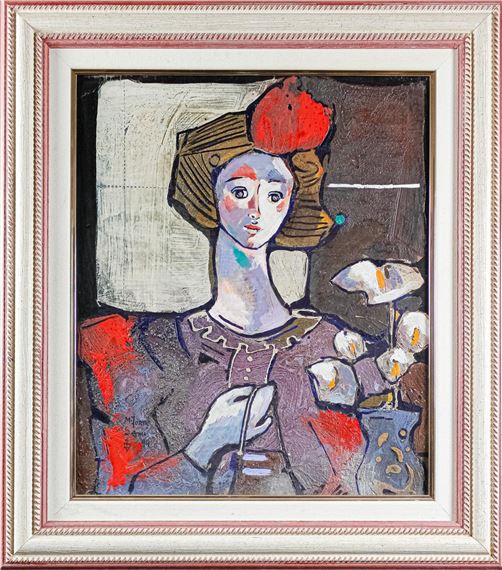 Miguel Torner De Semir | Mujer con flor | MutualArt