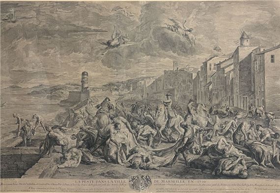 Jean-François de Troy | The Plague in the city of Marseille in 1720 ...