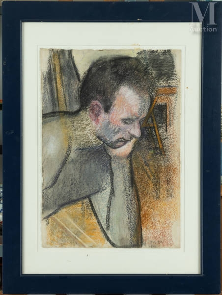 William Utermohlen | Portrait d'homme (1987) | MutualArt