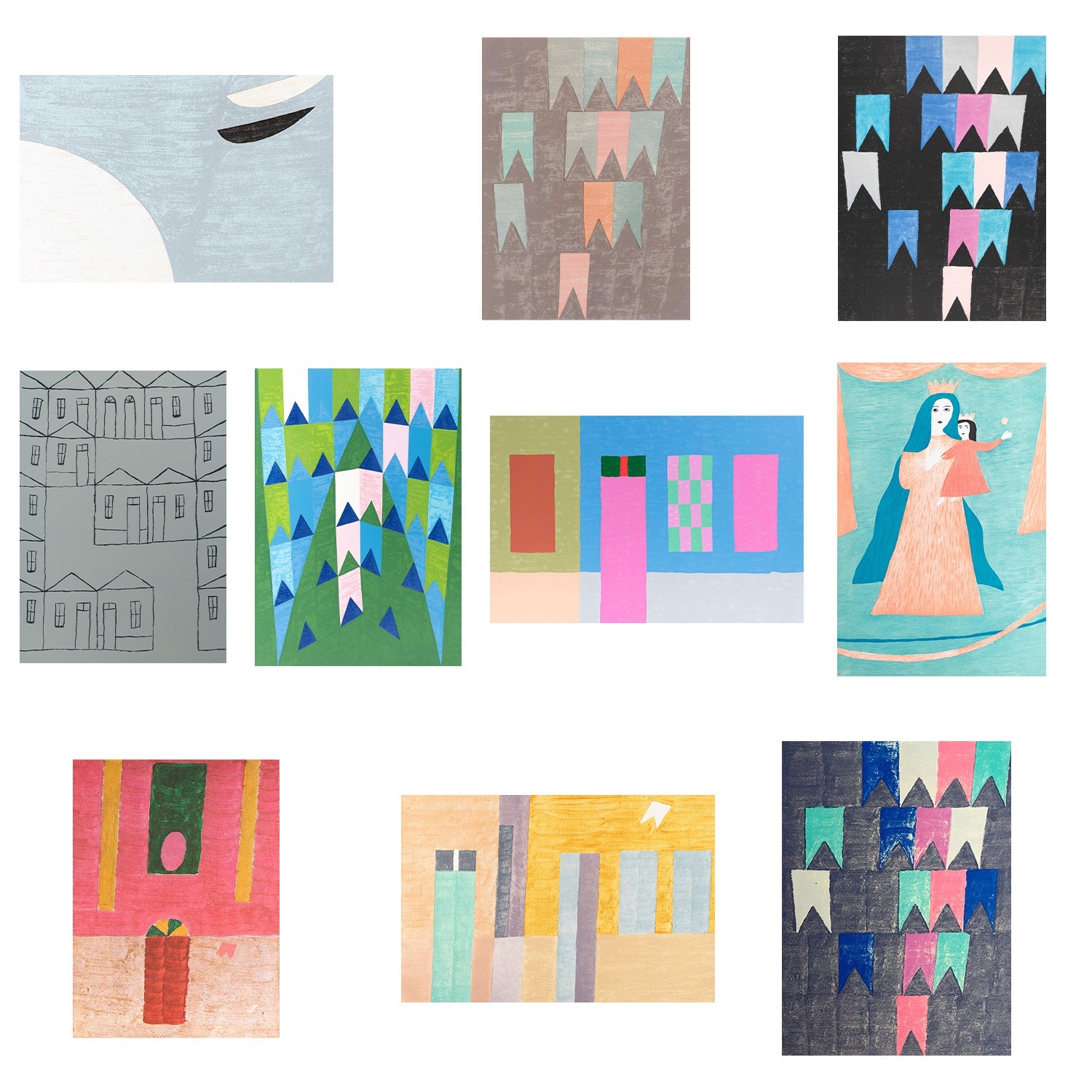 Alfredo Volpi | Bandeirinhas | MutualArt