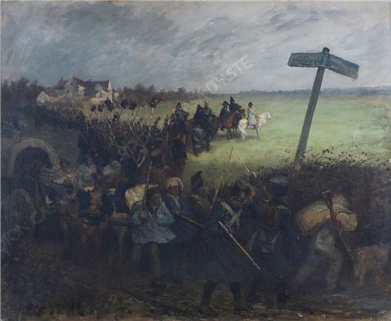 Henri Pille | Battaglia di Montmirail | MutualArt