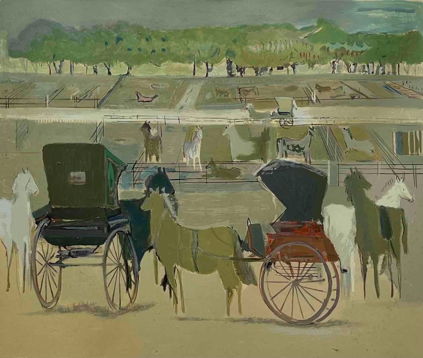 Raúl Soldi | Carruajes | MutualArt