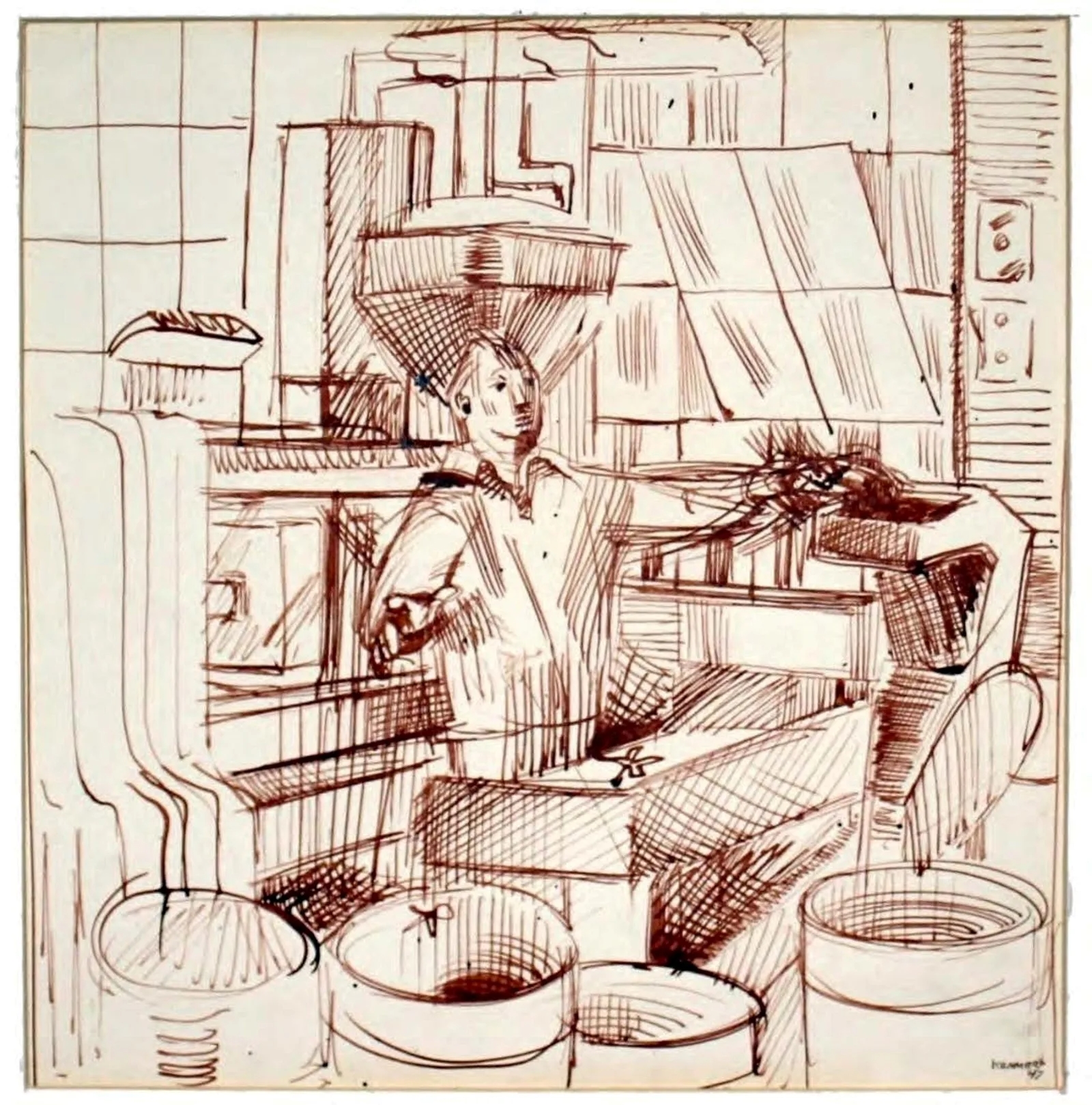 Edith Kramer | Working Man (1947) | MutualArt