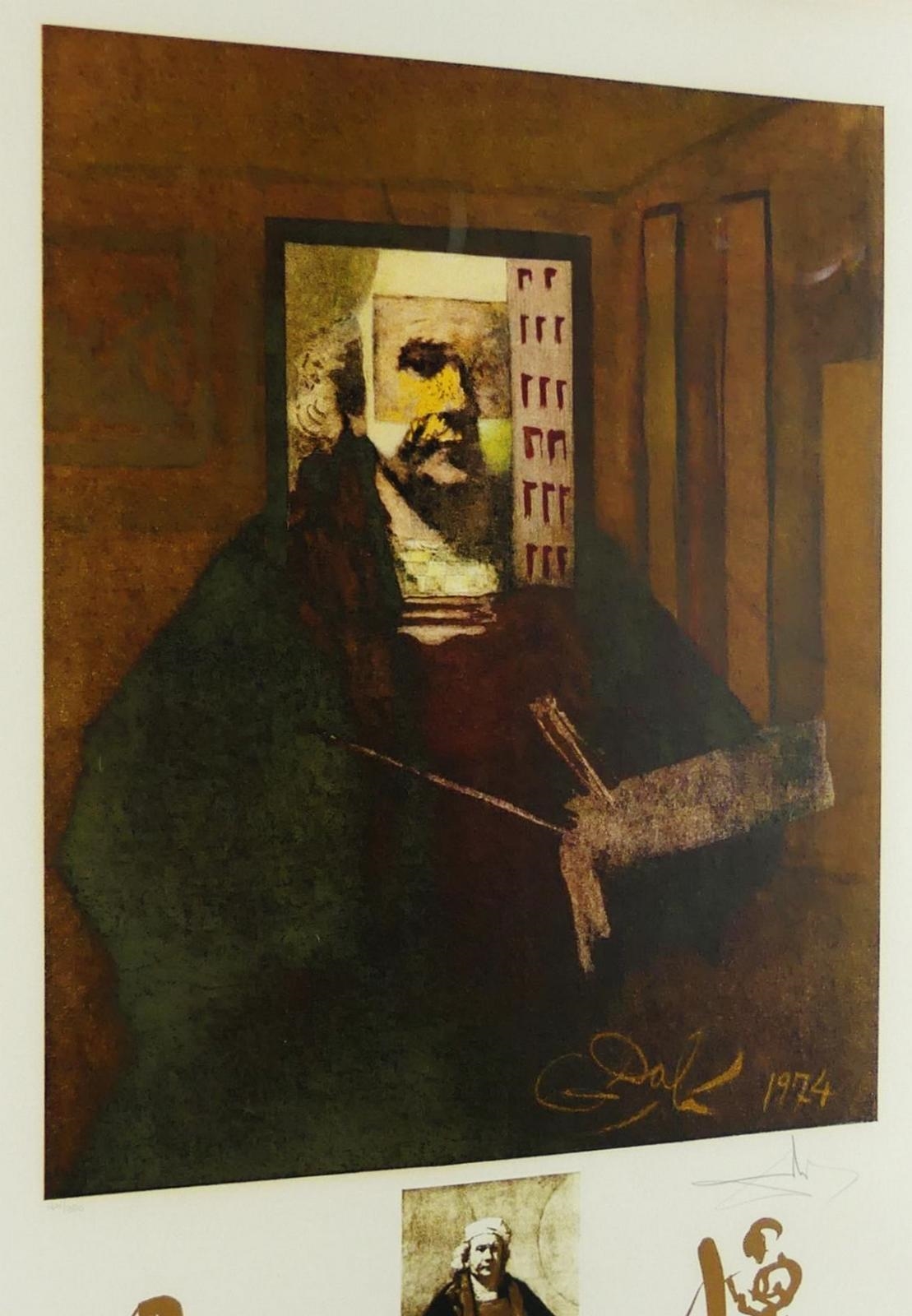 Salvador Dalí | Rembrandt - portrait du peintre par lui meme (1974 ...