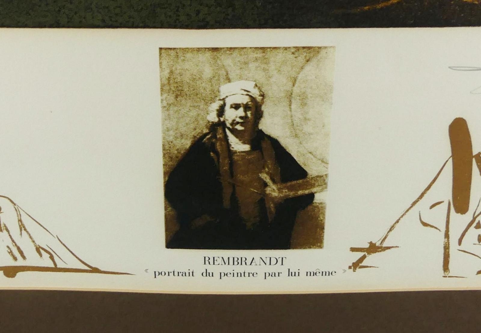 Salvador Dalí | Rembrandt - portrait du peintre par lui meme (1974 ...