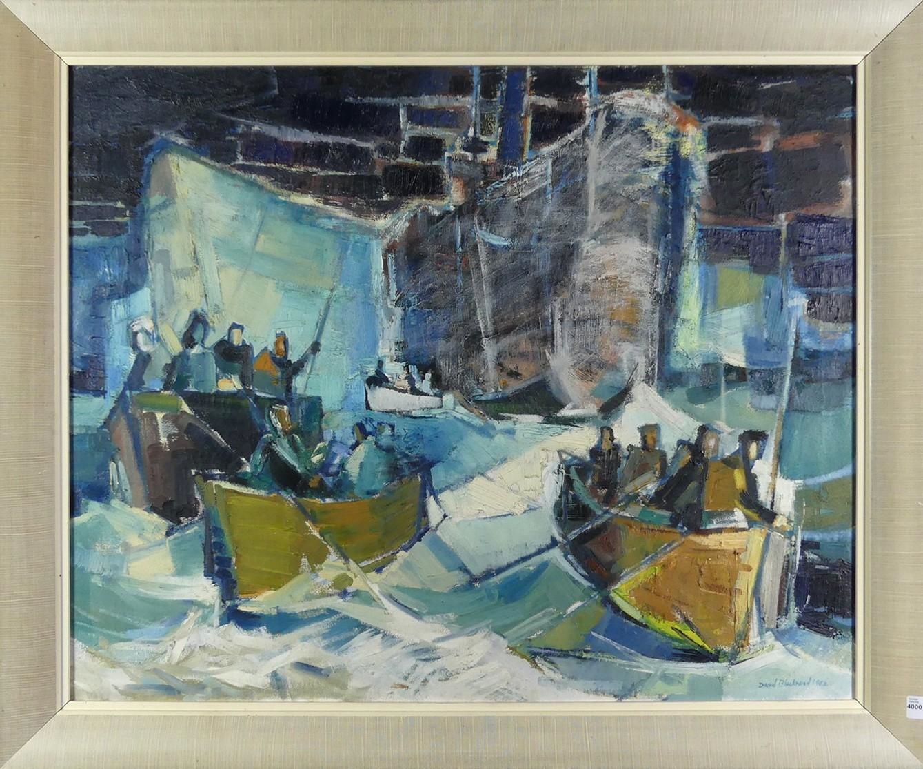 David Blackwood | Untitled: Whaleboats (1962) | MutualArt