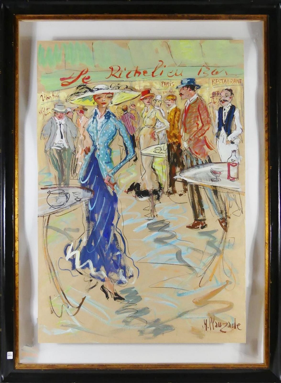 Marc Clauzade | Le Richelieu Bar (1957) | MutualArt