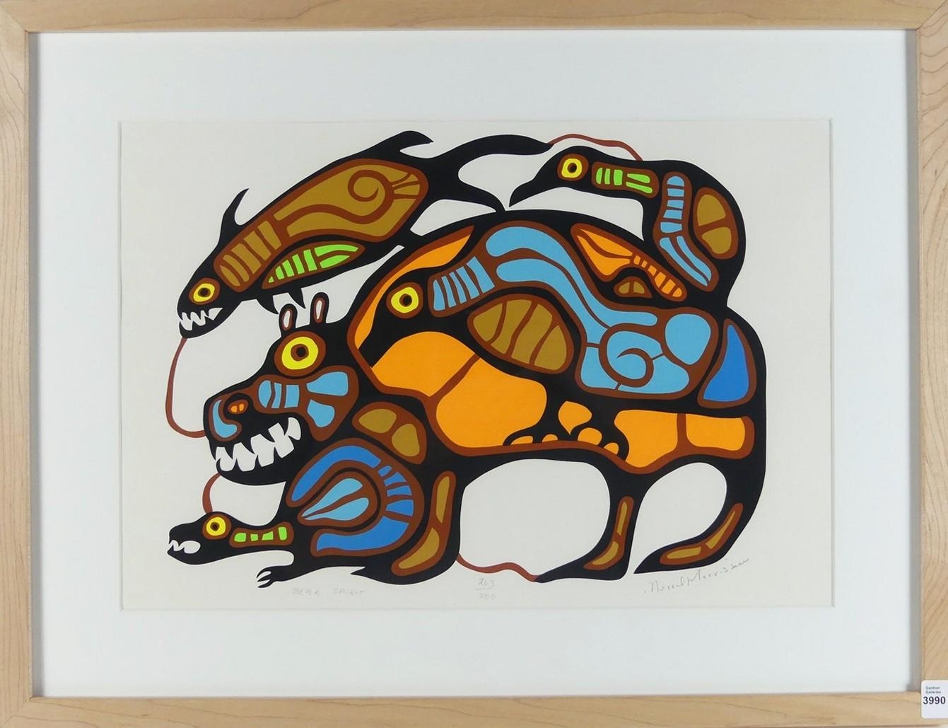 Norval Morrisseau | BEAR SPIRIT | MutualArt