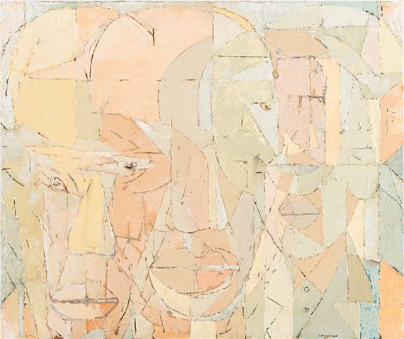 Kagiso Pat Mautloa | Row of Faces | MutualArt