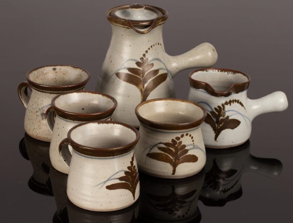 David Leach | stoneware coffee set | MutualArt
